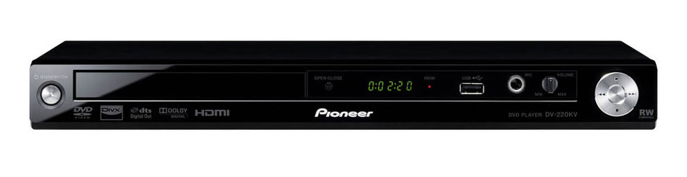 Pioneer DV-220V-k Region Free 1080p upscaling dvd player with usb input ...